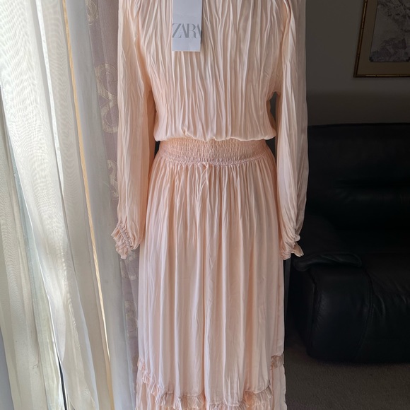 Zara | Dresses | Nwt Zara Pink Dress | Poshmark